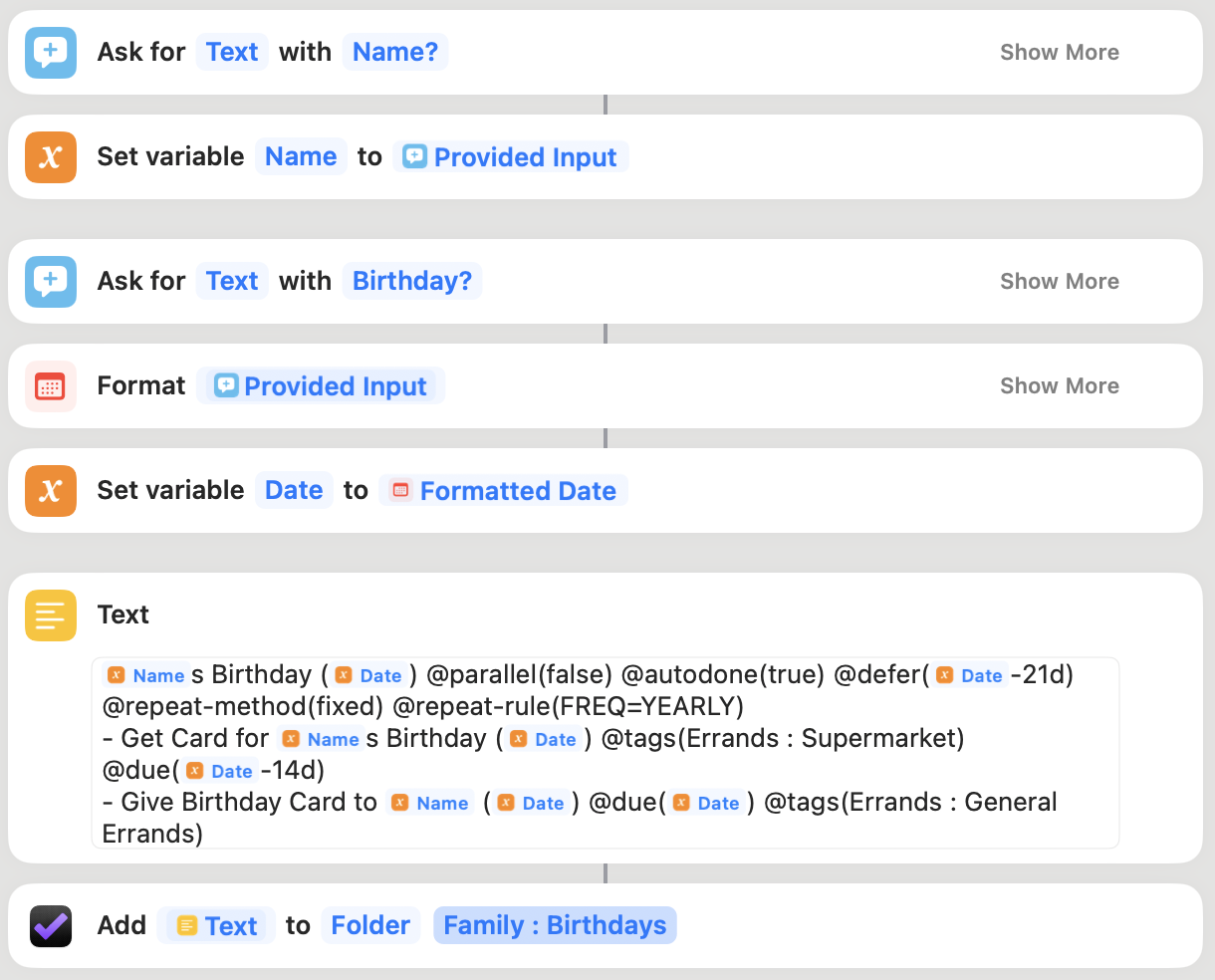 Using Folders in the Add TaskPaper Shortcut for OmniFocus | newill.dev